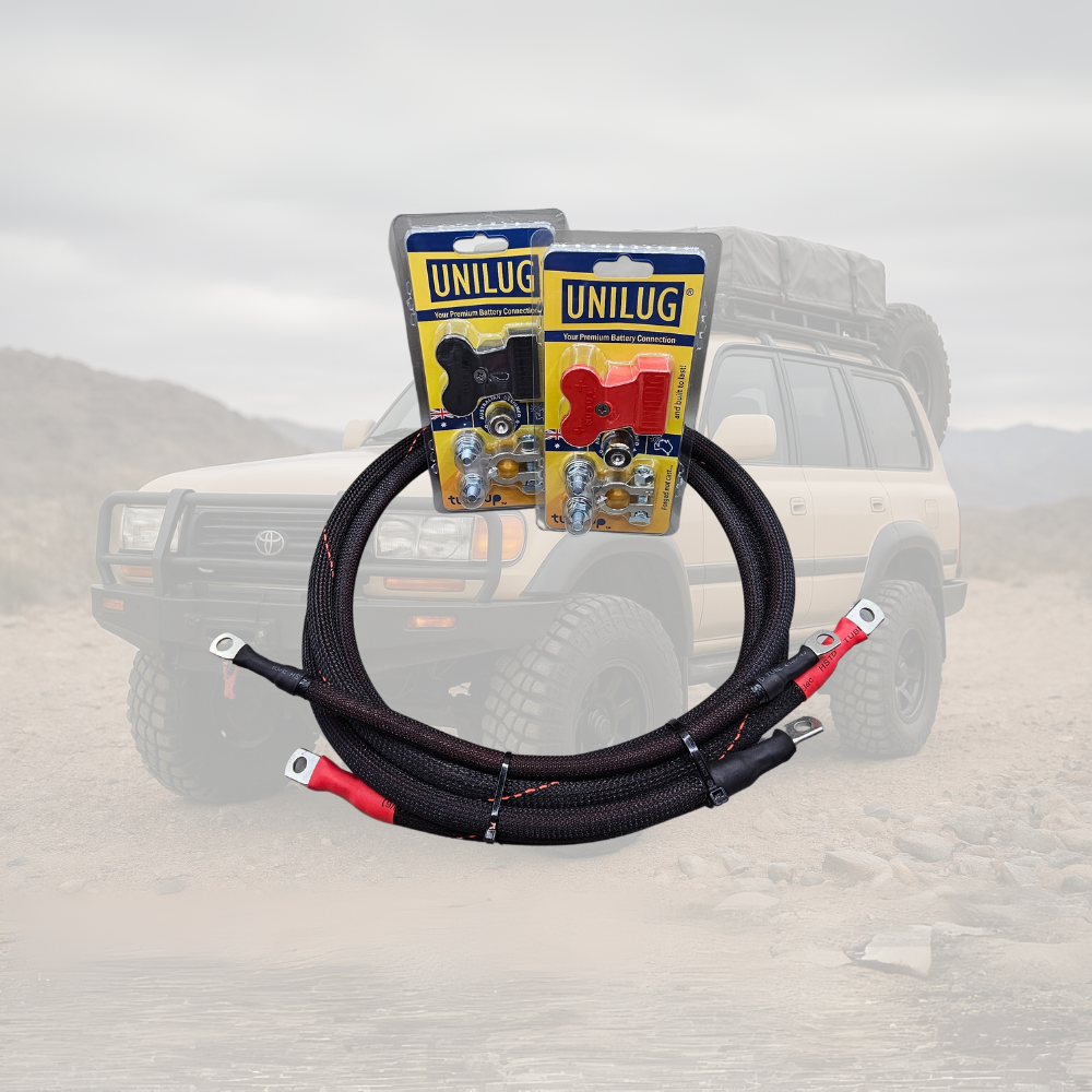80 Series Dual Battery Cable Kit — Lithium Essentials